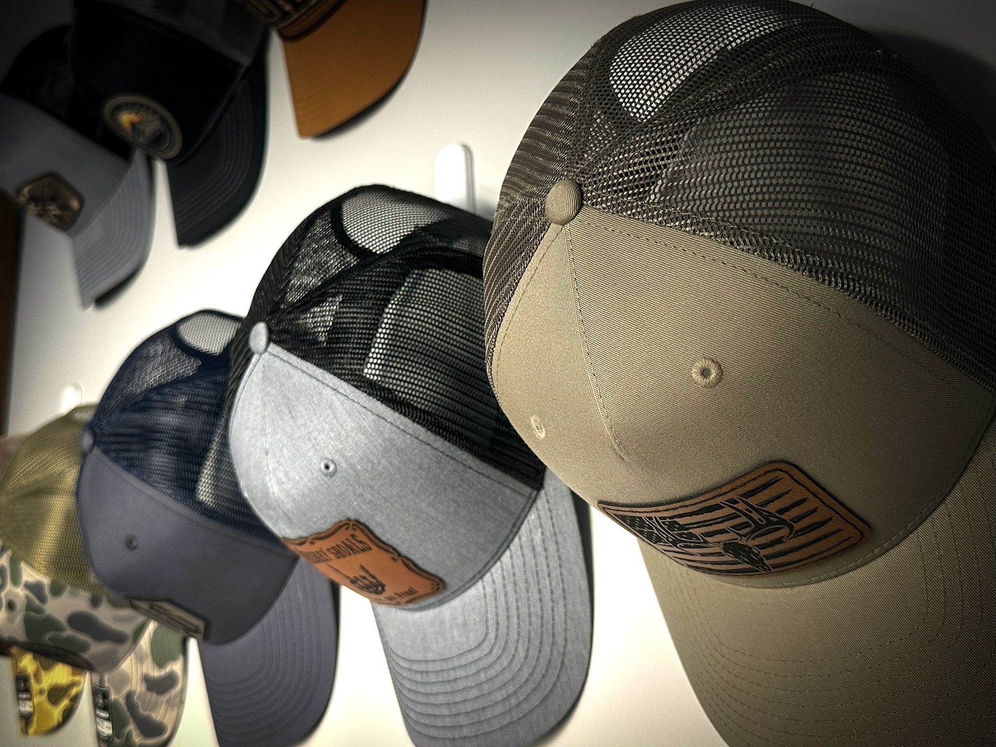 Whiskey Shoals Logo Trucker Caps